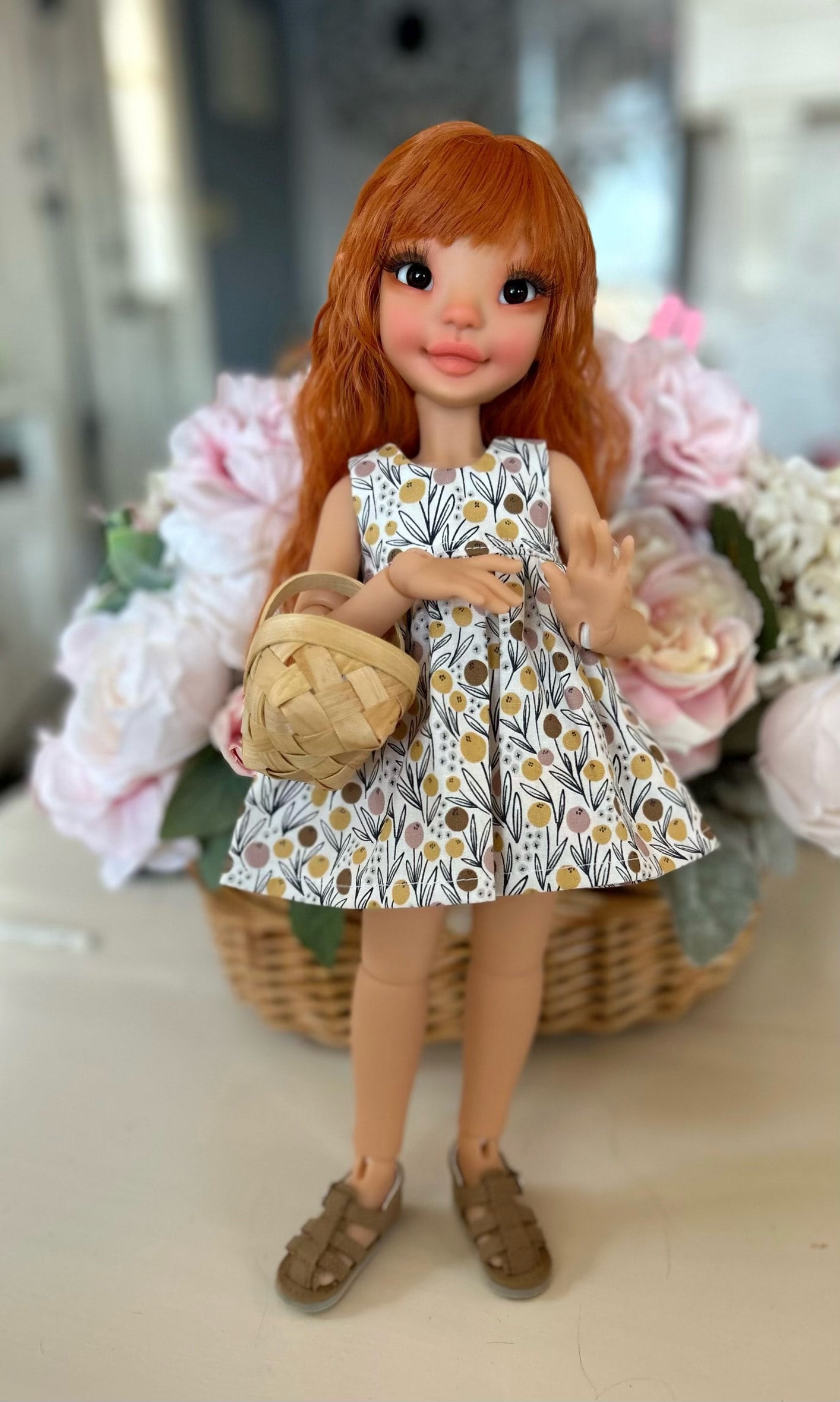 Poppy in Vanilla Spice Resin | Anderson Art Dolls