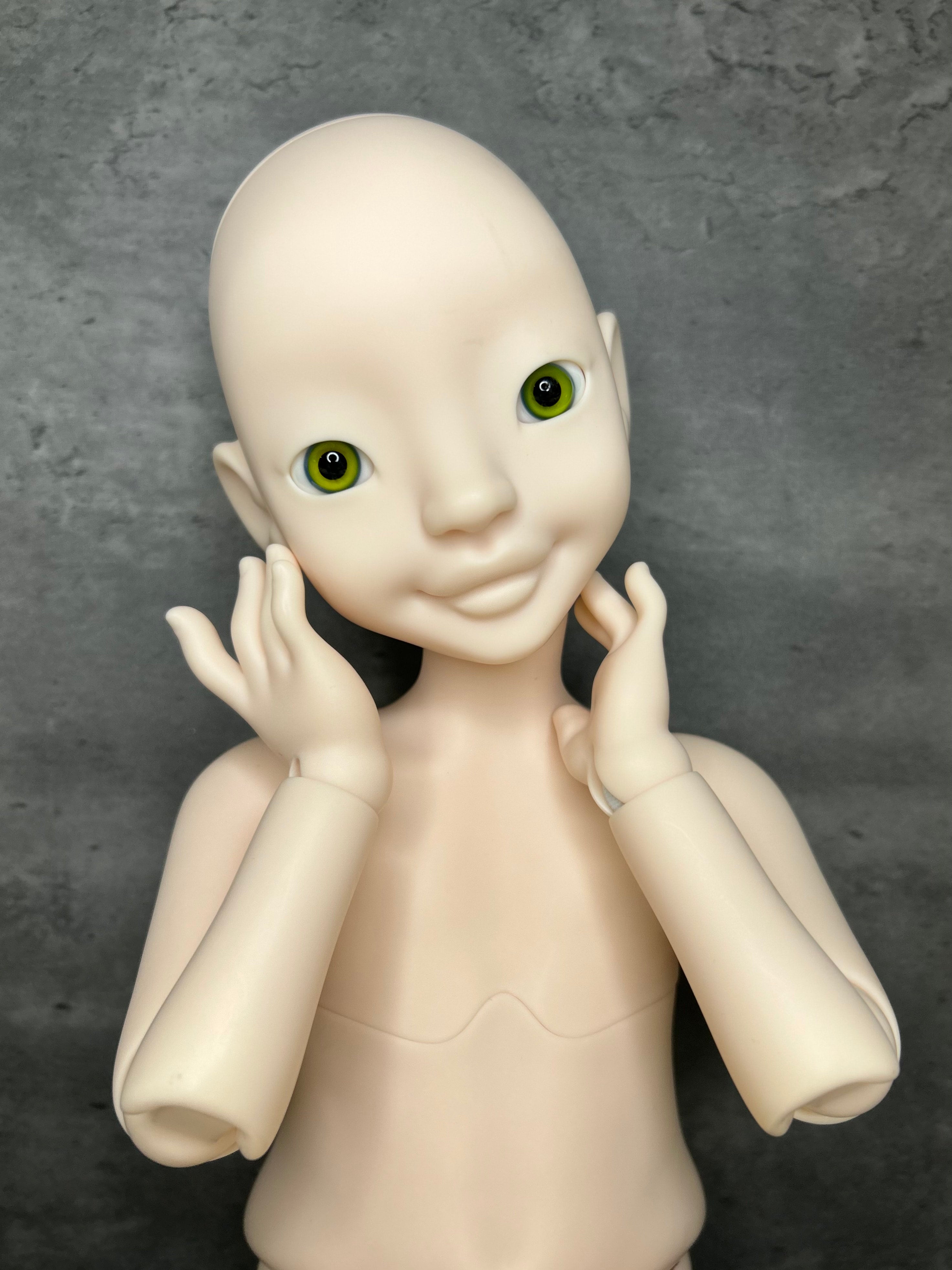 18" Ava in Pretty in Pink Resin (This is a very subtle fleshy pink tone ...